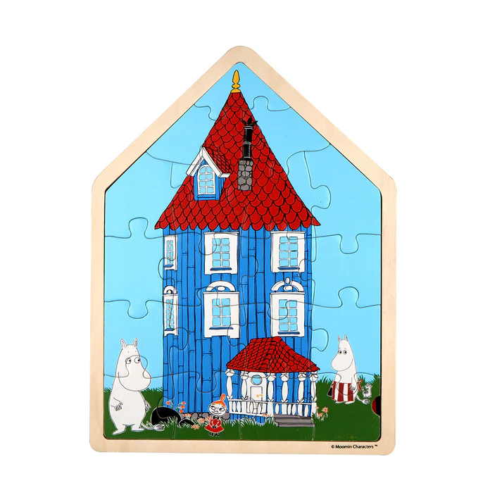 Barbo Toys Muumi puinen palapeli, Muumitalo | Ihanaiset
