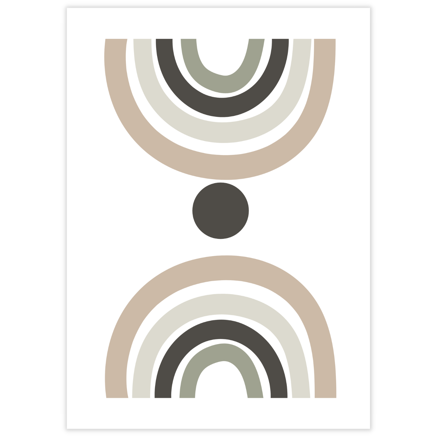 Beige rainbow NO1 juliste | Ihanaiset